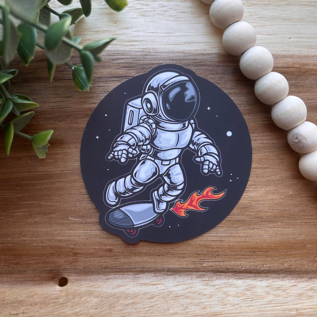 Sticker, Sticky, Sticker, Astronaut, Astronaut, Skate, Skateboard - Etsy