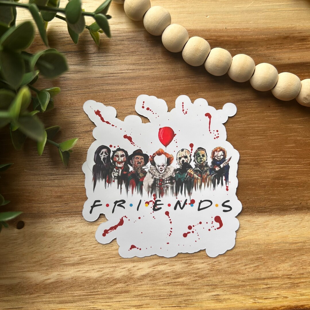 Sticker, Sticky, Sticker, Horror Film, Horror Movie, Friends - Etsy
