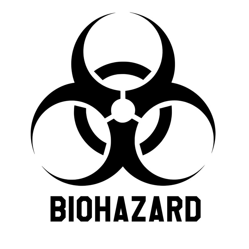 Biohazard Blood Drip Hand Grenade Toxic Alien Die Cut - Etsy