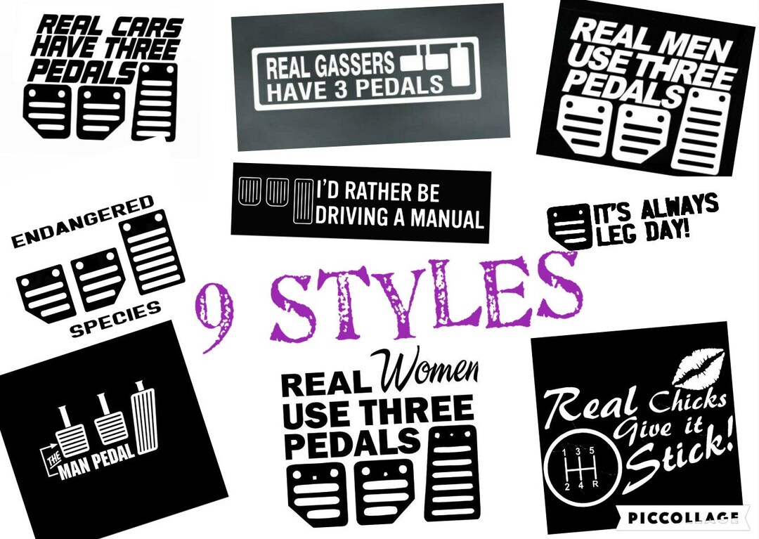 Real Men Use Three Pedals, Its Always Leg Day, Manual, Stick Shift ...