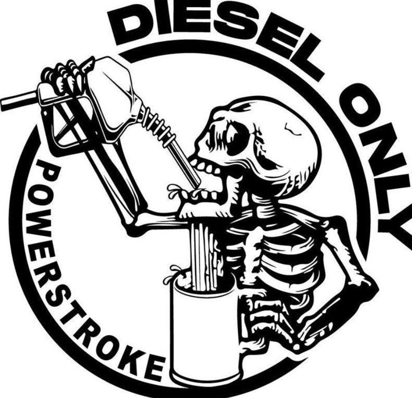 Diesel Only Powerstroke Cummins, Duramax, 7.3, IDI Turbo, Skeleton ...