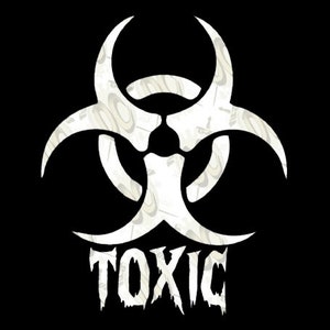 Biohazard Blood Drip Vinyl Decal, Toxic Alien Sticker - Etsy