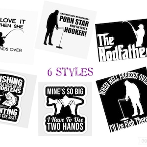 Funny Fishing, the Rodfather, Fish, Fisherman, Die Cut Vinyl Decal ...