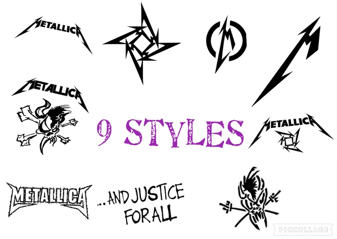 Metallica Skull M Tumbler Die Cut Vinyl Decal Sticker, 9 Styles-pick ...