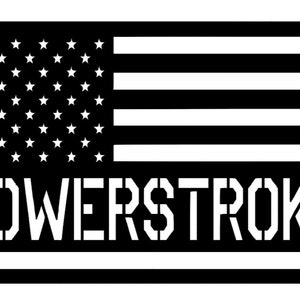 Funny Powerstroke Diesel Ford Truck Die Cut Vinyl Decal Laptop, Car ...