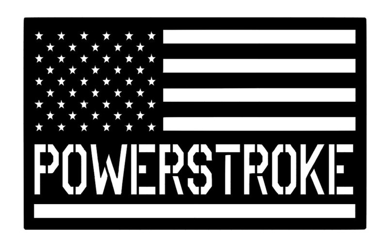 Funny Powerstroke Diesel Ford Truck Die Cut Vinyl Decal - Etsy