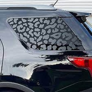 Leopard Cheetah Animal Print, Vinyl Decal, Car Window Visor Mirror Gas ...