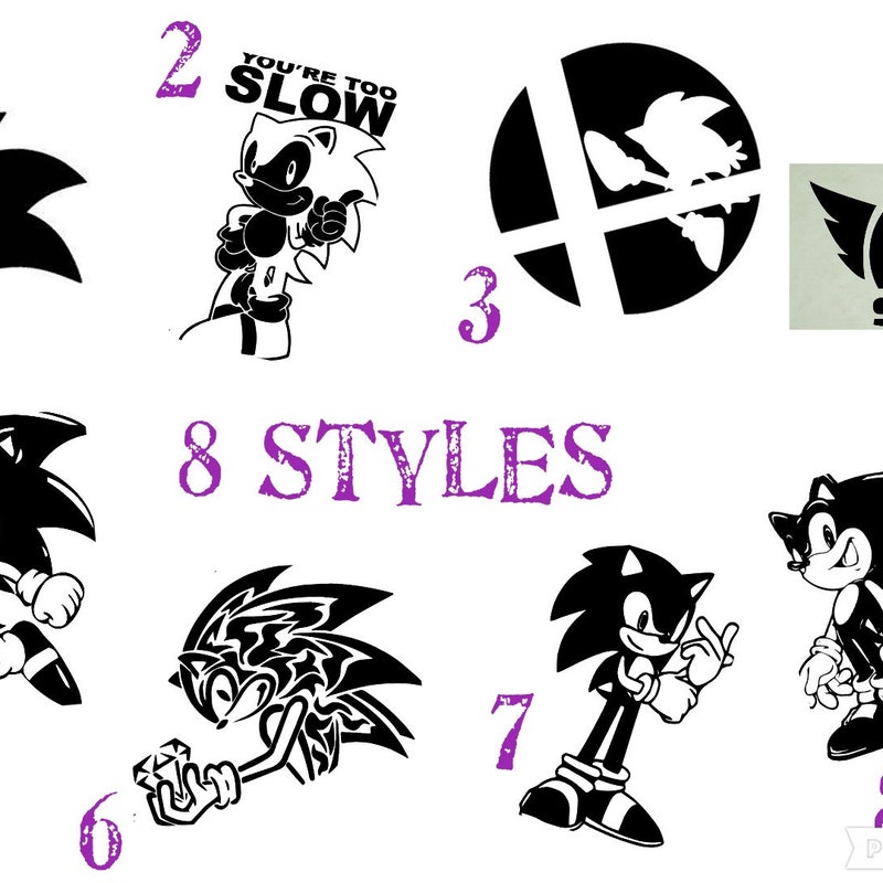 Sonic Music Sticker - Etsy