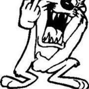 Taz Tazmanian Devil, Back off Die Cut Vinyl Decal Sticker for Car ...