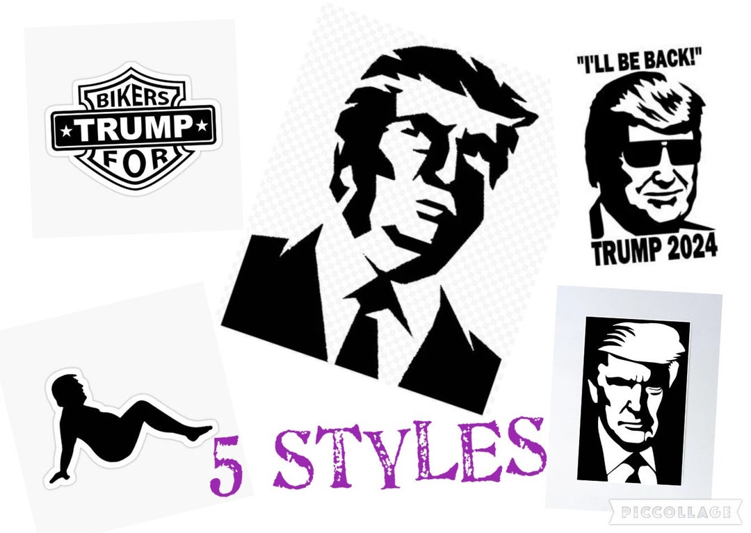 Trump Die Cut Vinyl Decal Sticker for Car Window Wall Jeep Bumper Truck ...