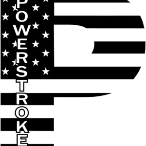 Funny Powerstroke Diesel Ford Truck Die Cut Vinyl Decal Laptop, Car ...