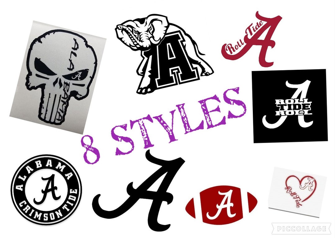 Roll Tide, Alabama, Crimson Tide, Football, Die Cut Vinyl Decal Sticker ...