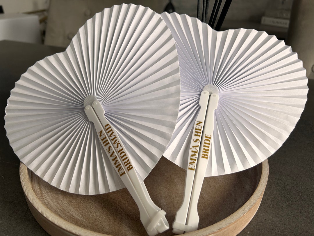 HEART SHAPED FAN, Pack of 5, Paper Hand Fan, Heart Shaped Paper Fan ...