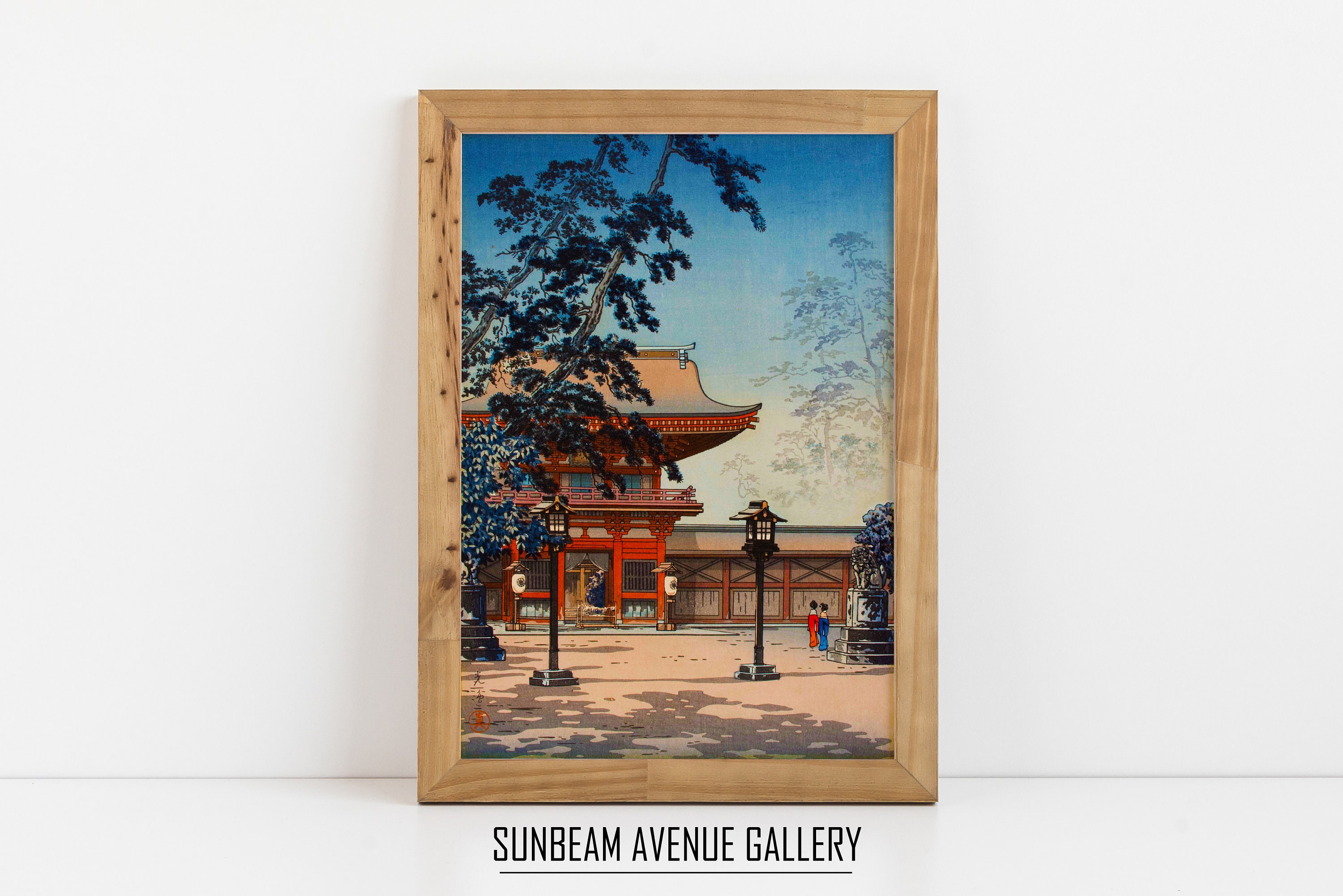 Vintage Japanese Printable Art japanese Art Print Asian Printable Wall ...