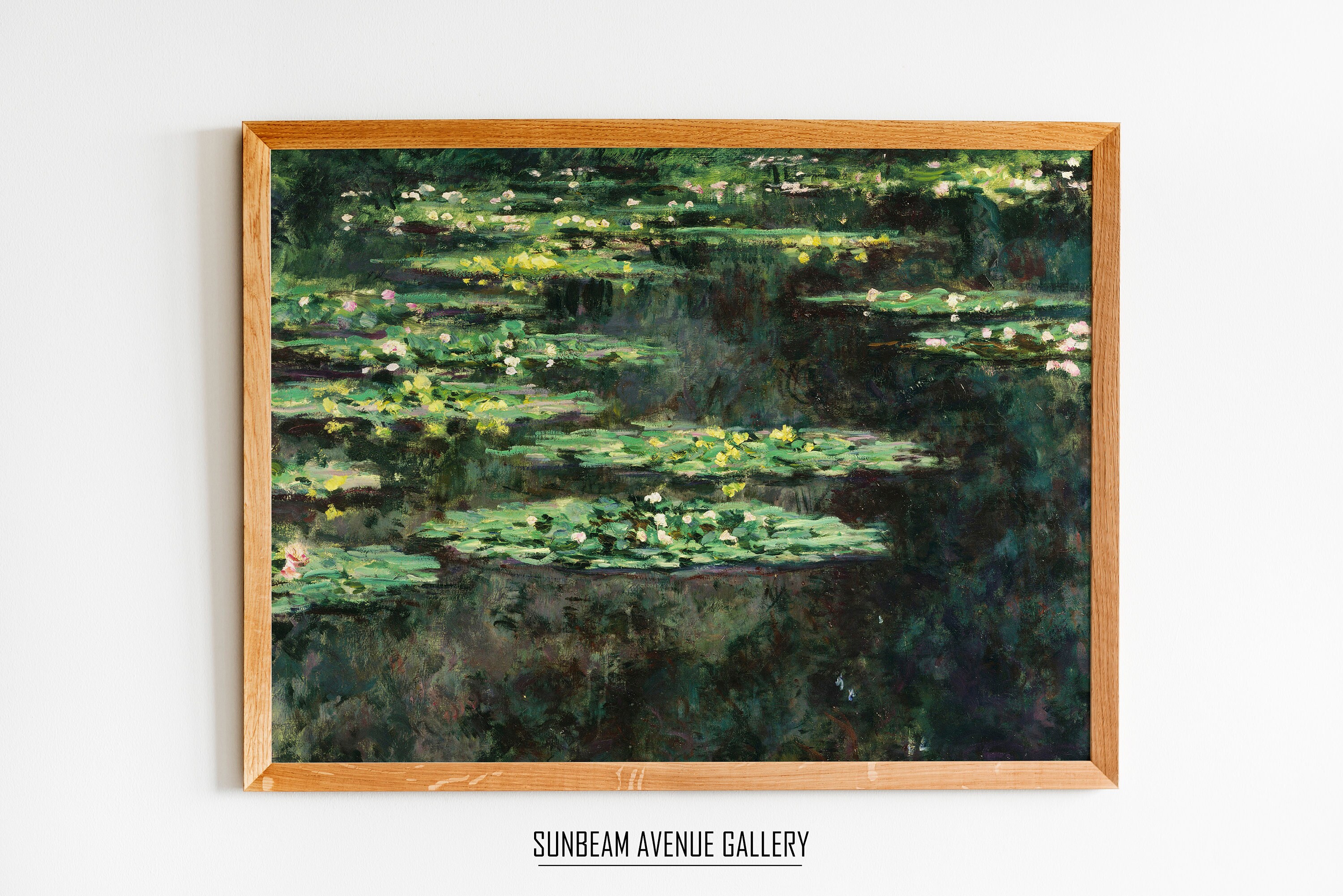 Claude Monet Water Lilies Painting Famous Monet Art. Instant - Etsy