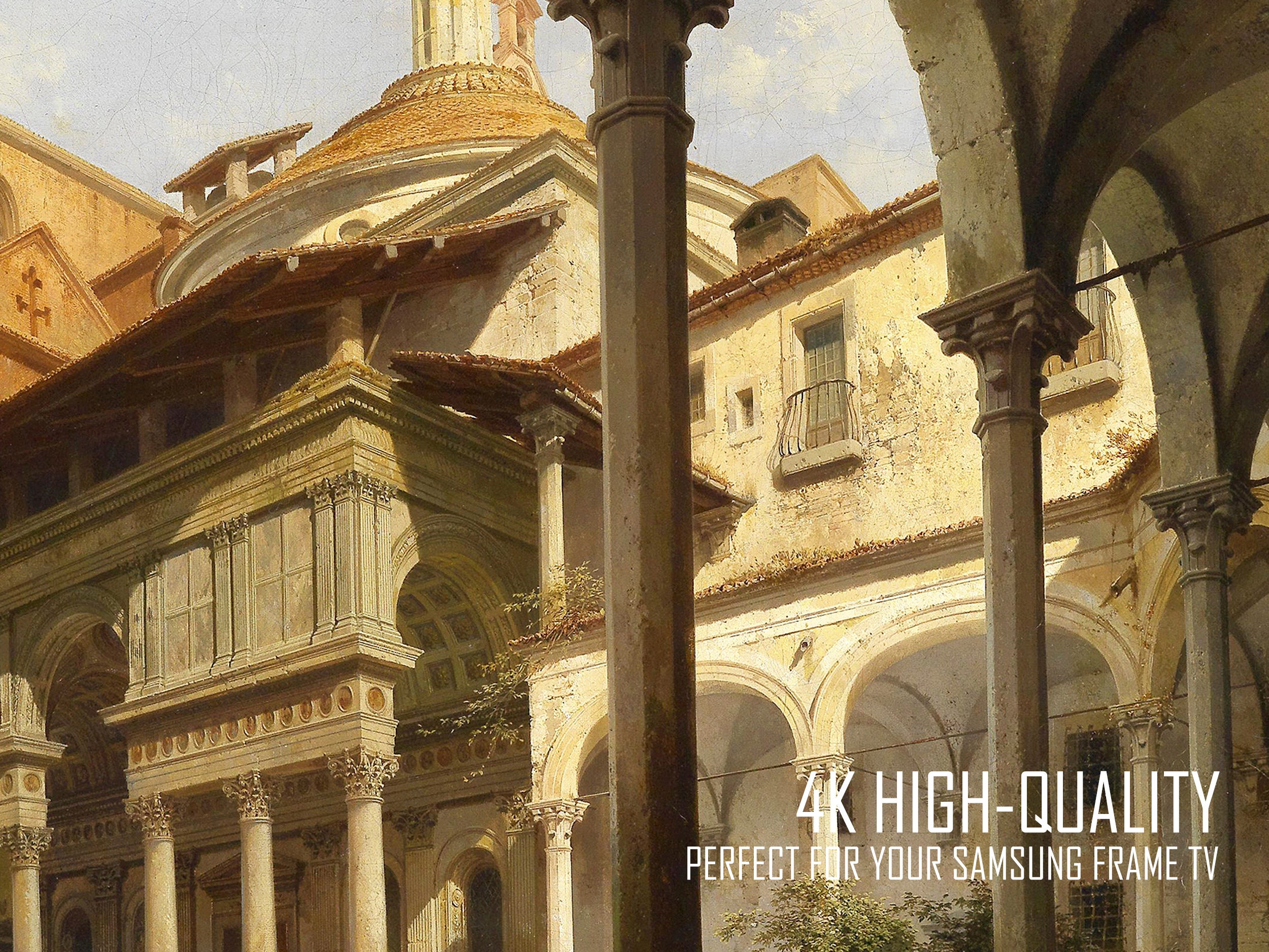 Frame TV Art File, Frame TV Art File, Vintage Drawing, Architecture ...