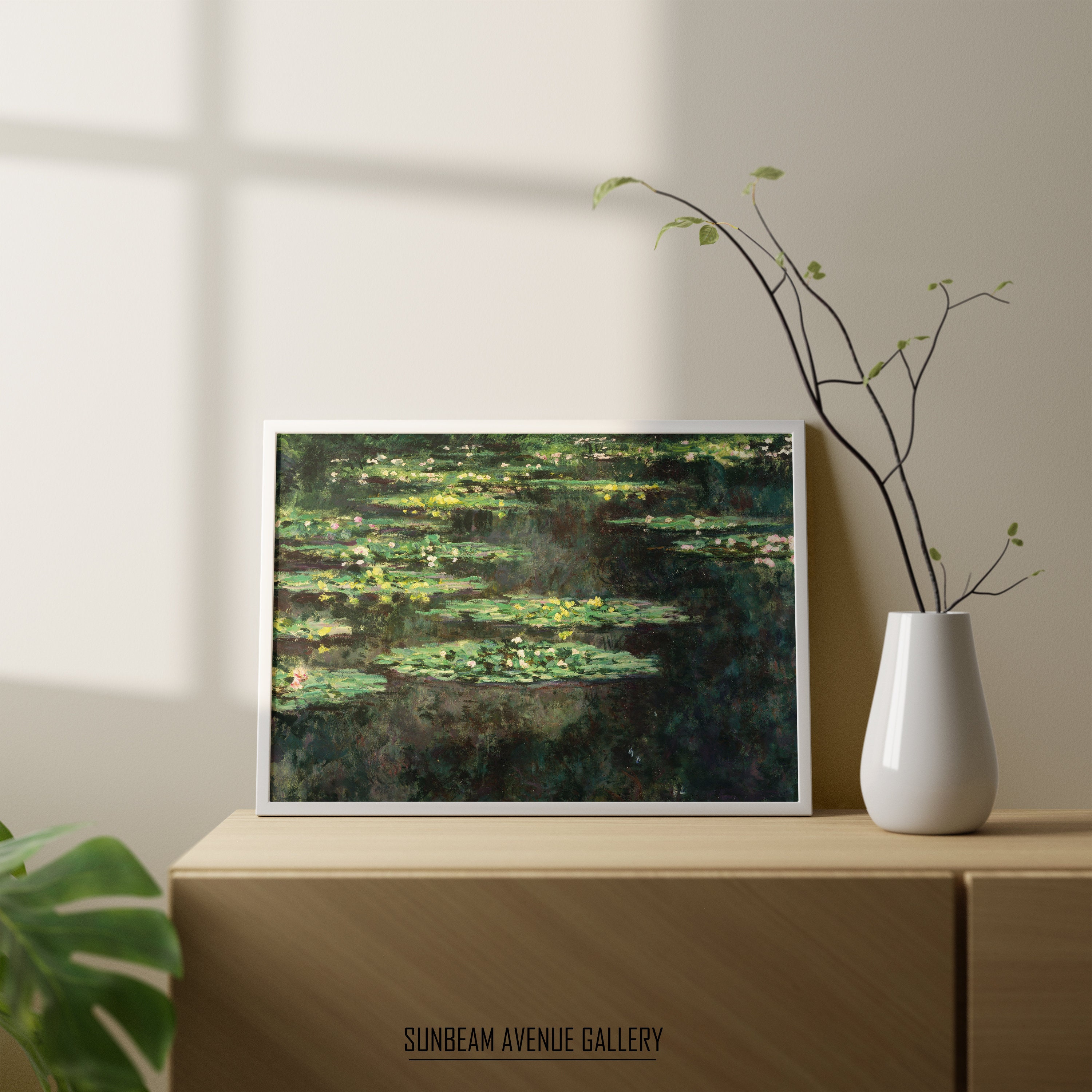 Claude Monet Water Lilies Painting Famous Monet Art. Instant - Etsy