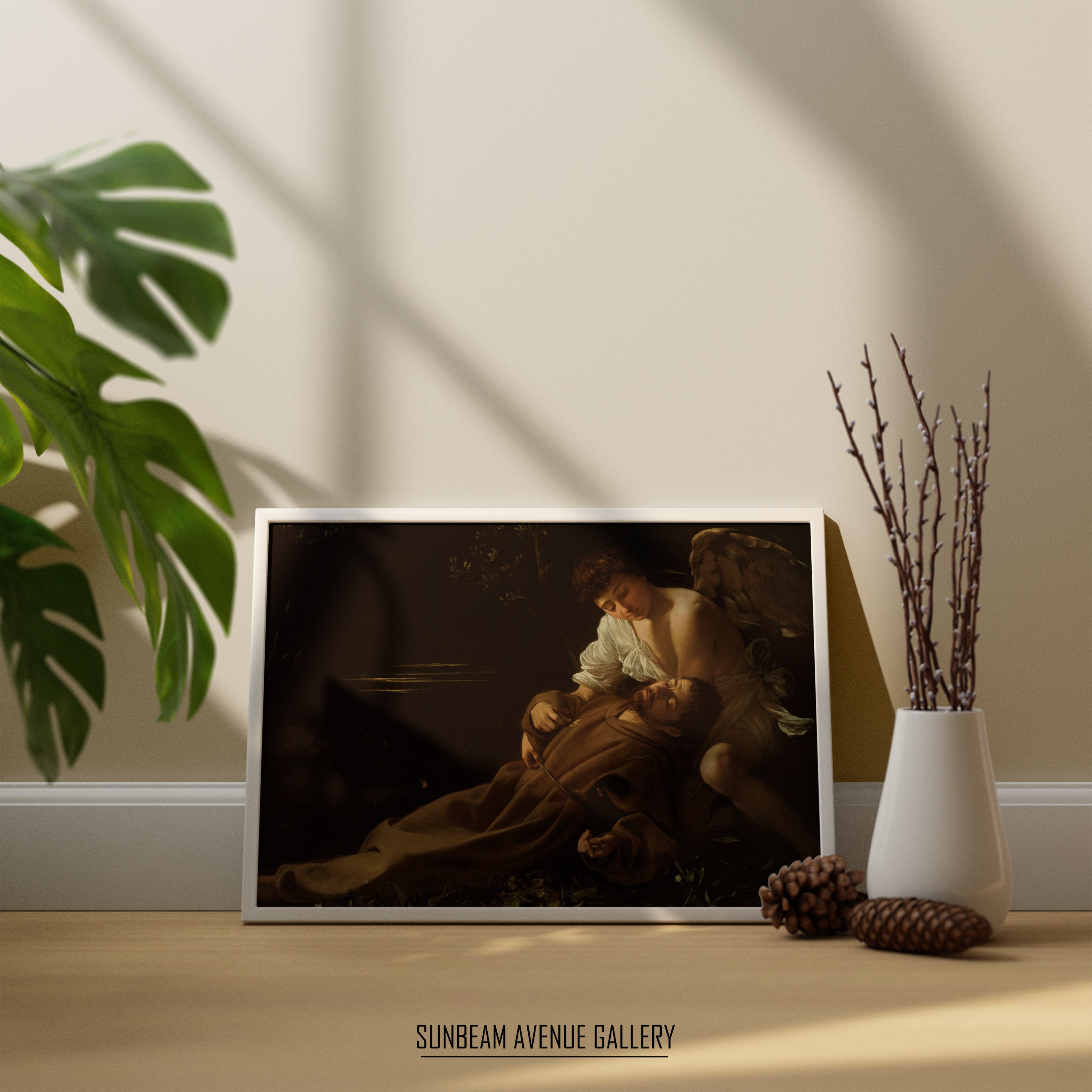 Caravaggio Wall Art | Saint Francis of Assisi in Ecstasy (c1595 ...
