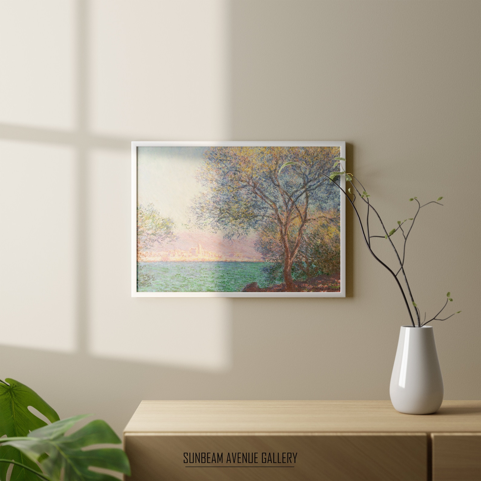 Claude Monet Wall Decor | Antibes in the Morning 1888 | Famous Painting ...