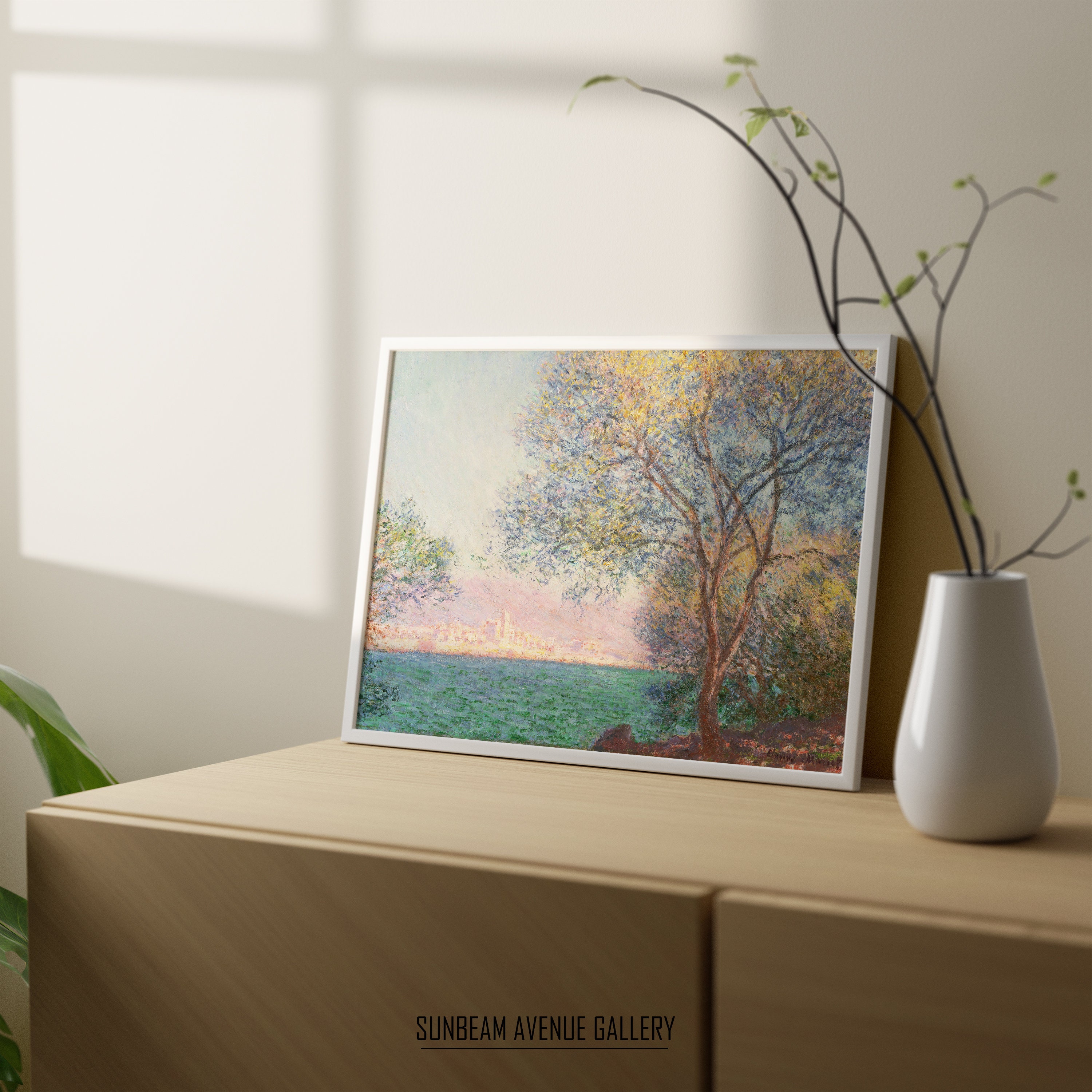 Claude Monet Wall Decor | Antibes in the Morning 1888 | Famous Painting ...