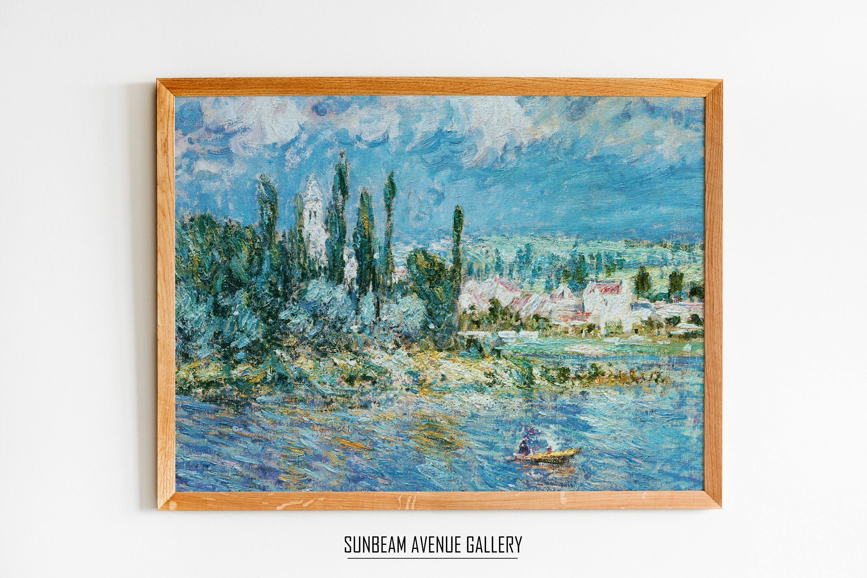 Claude Monet Wall Decor | Landscape With Thunderstorm (1881) | Famous ...
