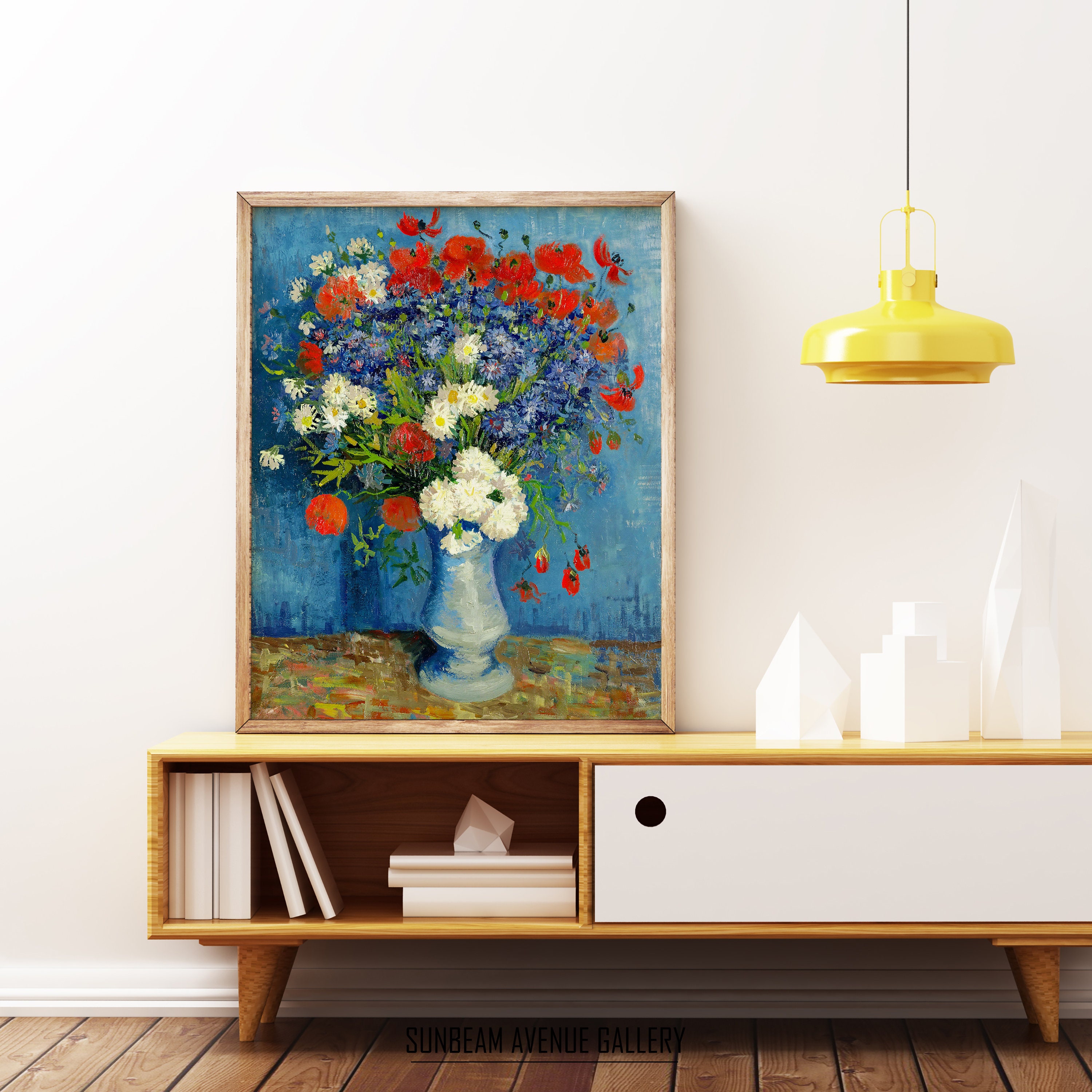 Vincent Van Gogh Wall Decor | Vase With Cornflowers and Poppies ...