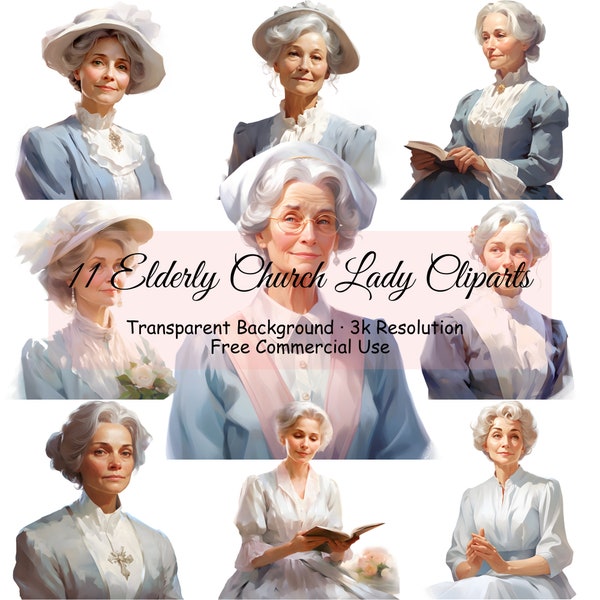 Church Lady Clipart - Etsy