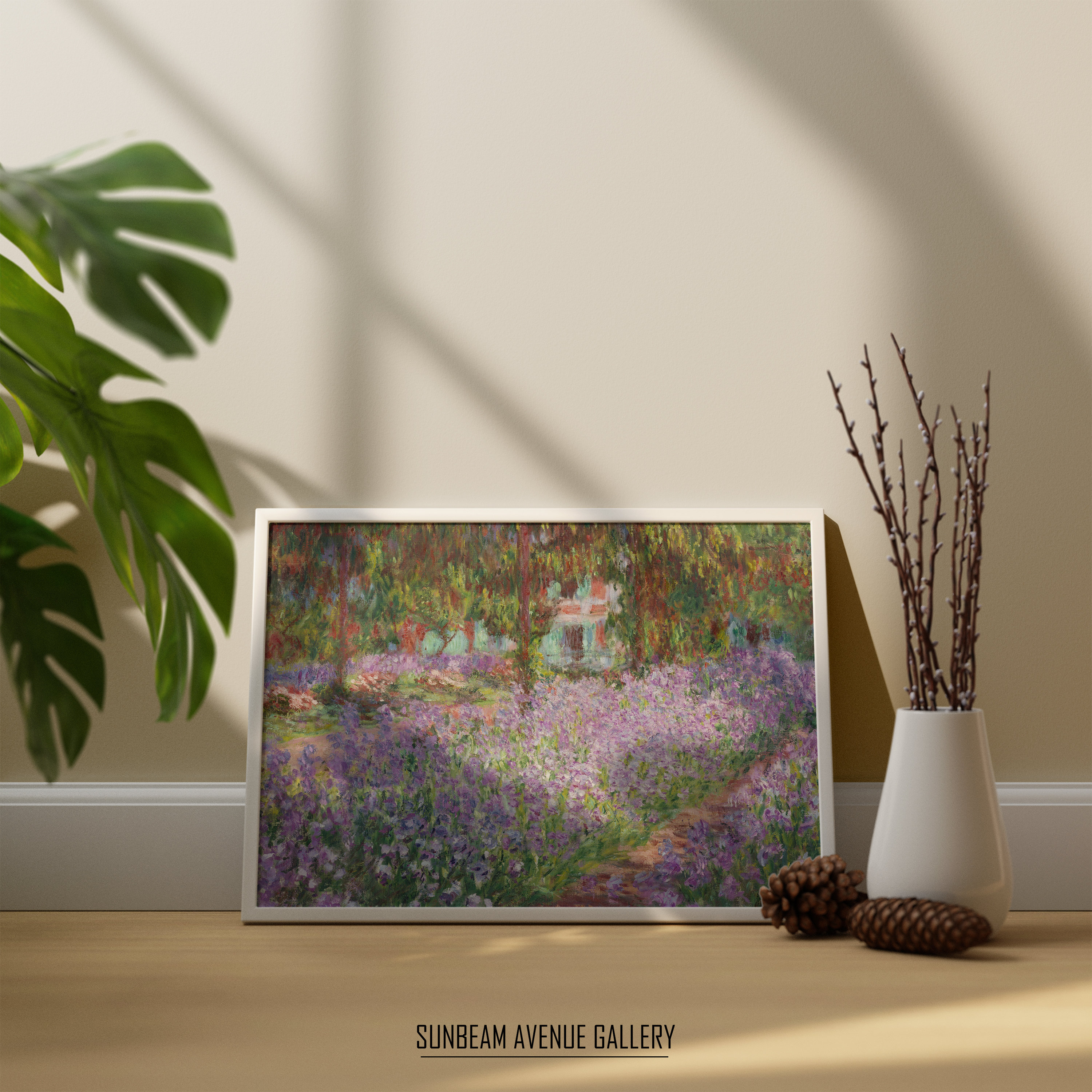 Claude Monet Wall Decor | Irises in Monet's Garden 1899 1900 | Famous ...