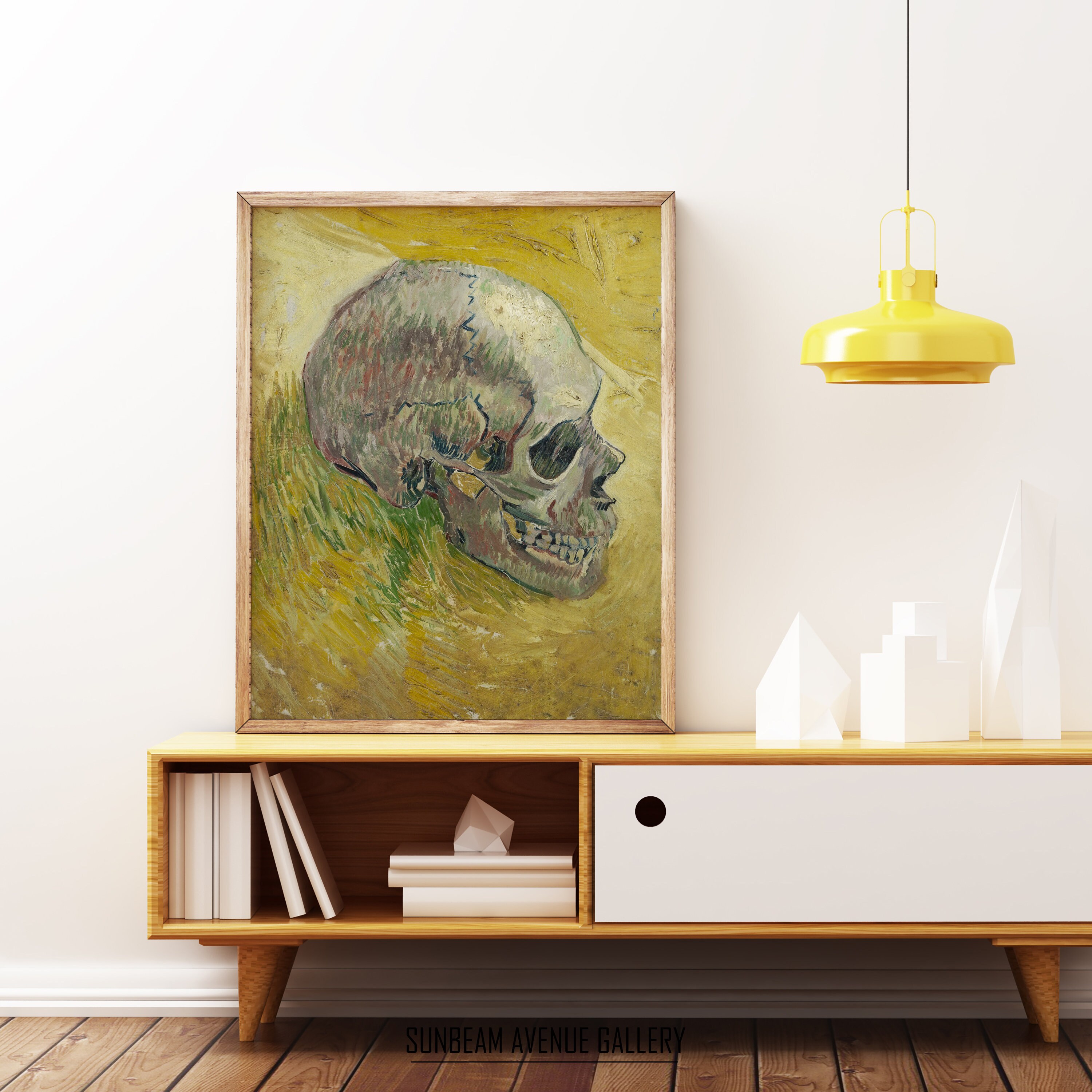Vincent Van Gogh Wall Decor Skull Famous Painting - Etsy