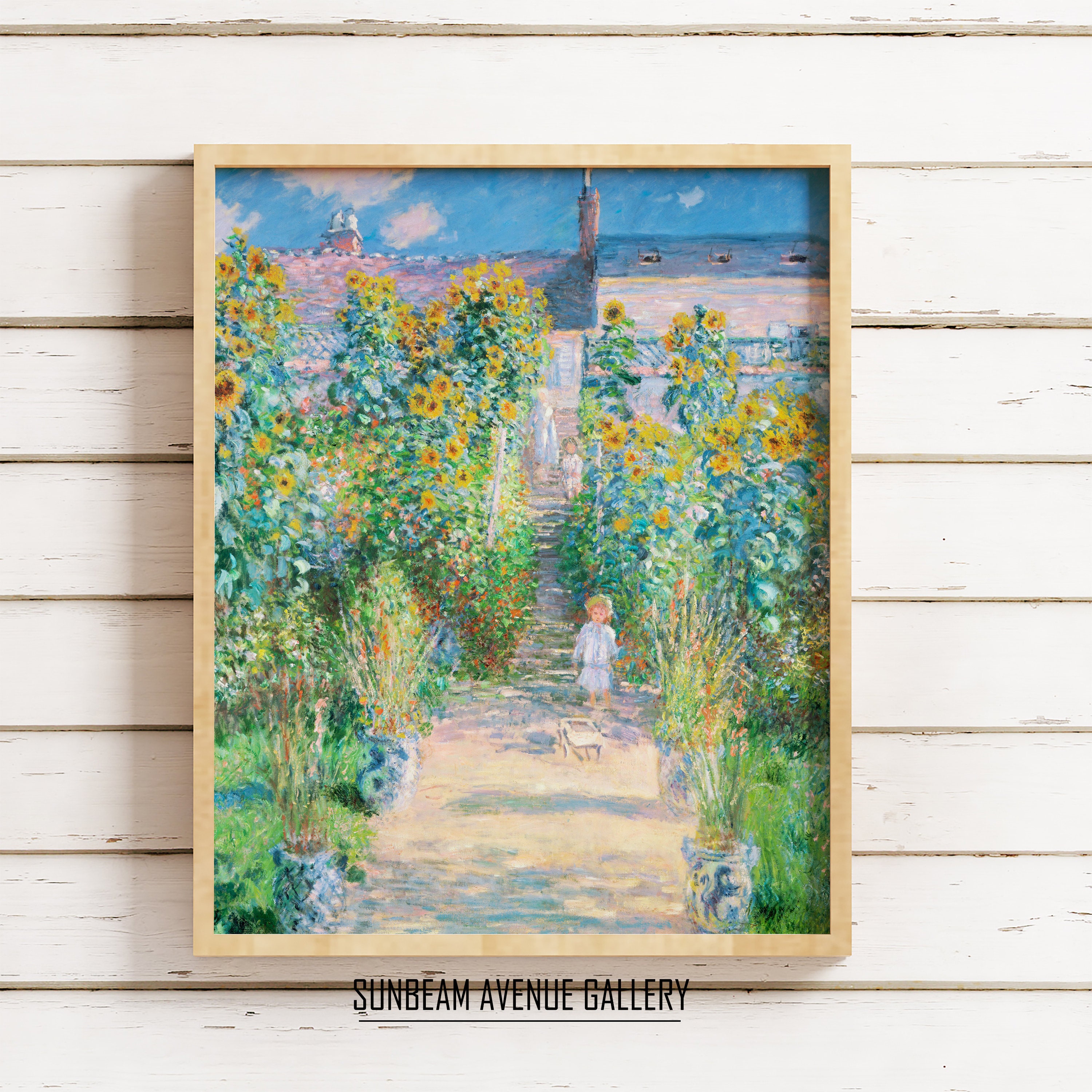 Claude Monet Wall Decor | the Artist's Garden at Vétheuil 1881 | Famous ...