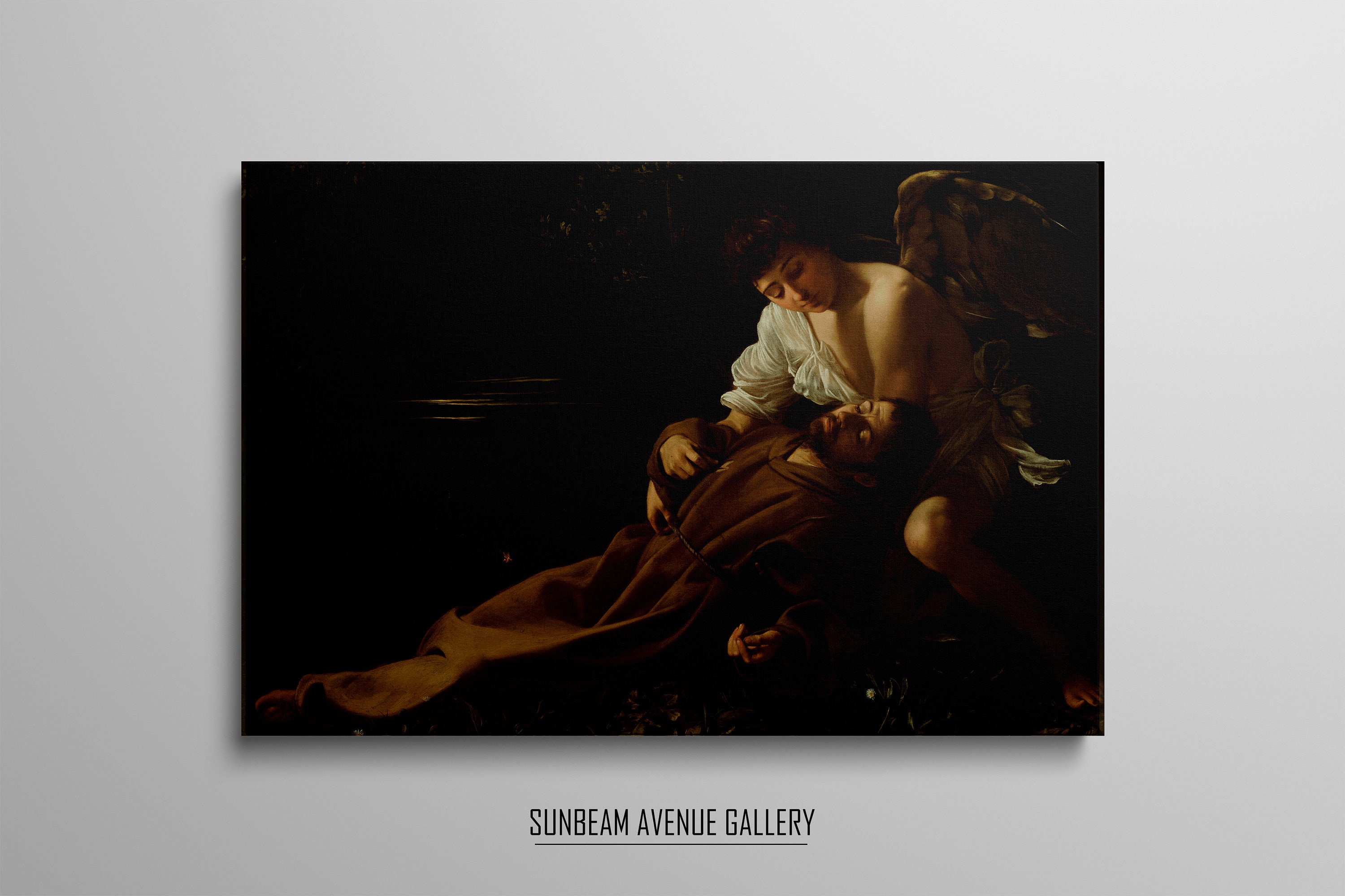 Caravaggio Wall Art | Saint Francis of Assisi in Ecstasy (c1595 ...