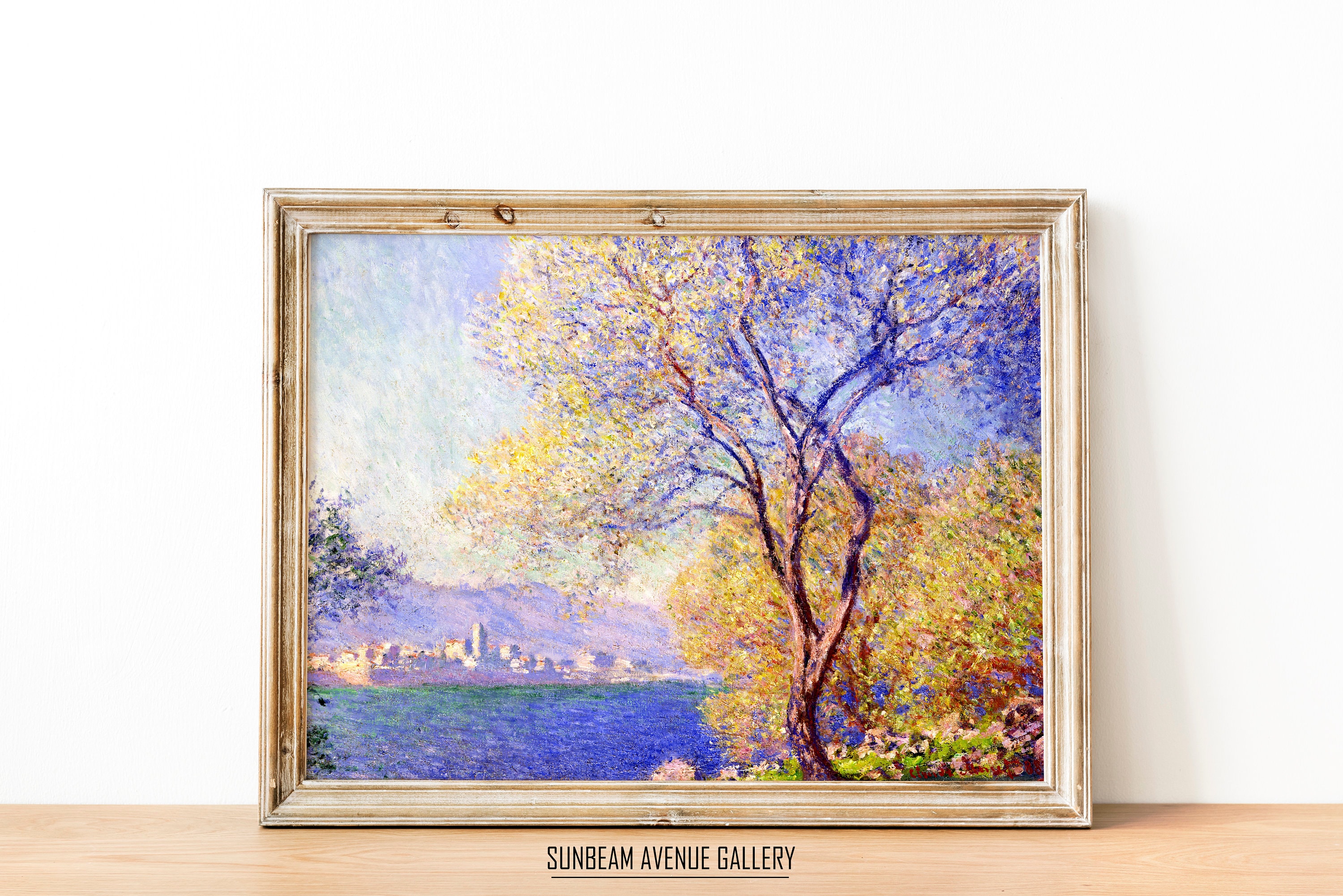 Claude Monet Wall Decor | Antibes Seen From the Salis Garden 1888 ...