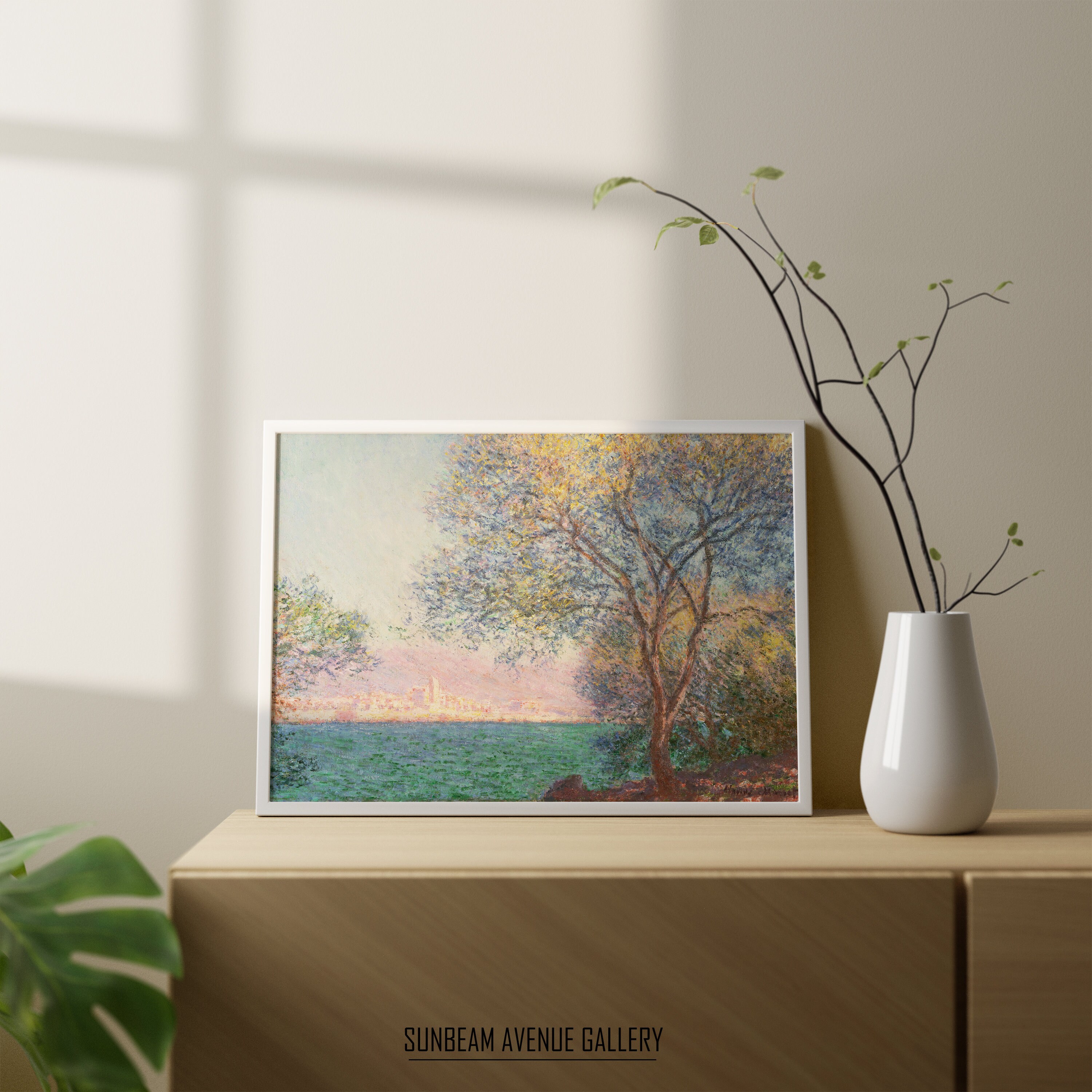Claude Monet Wall Decor | Antibes in the Morning 1888 | Famous Painting ...