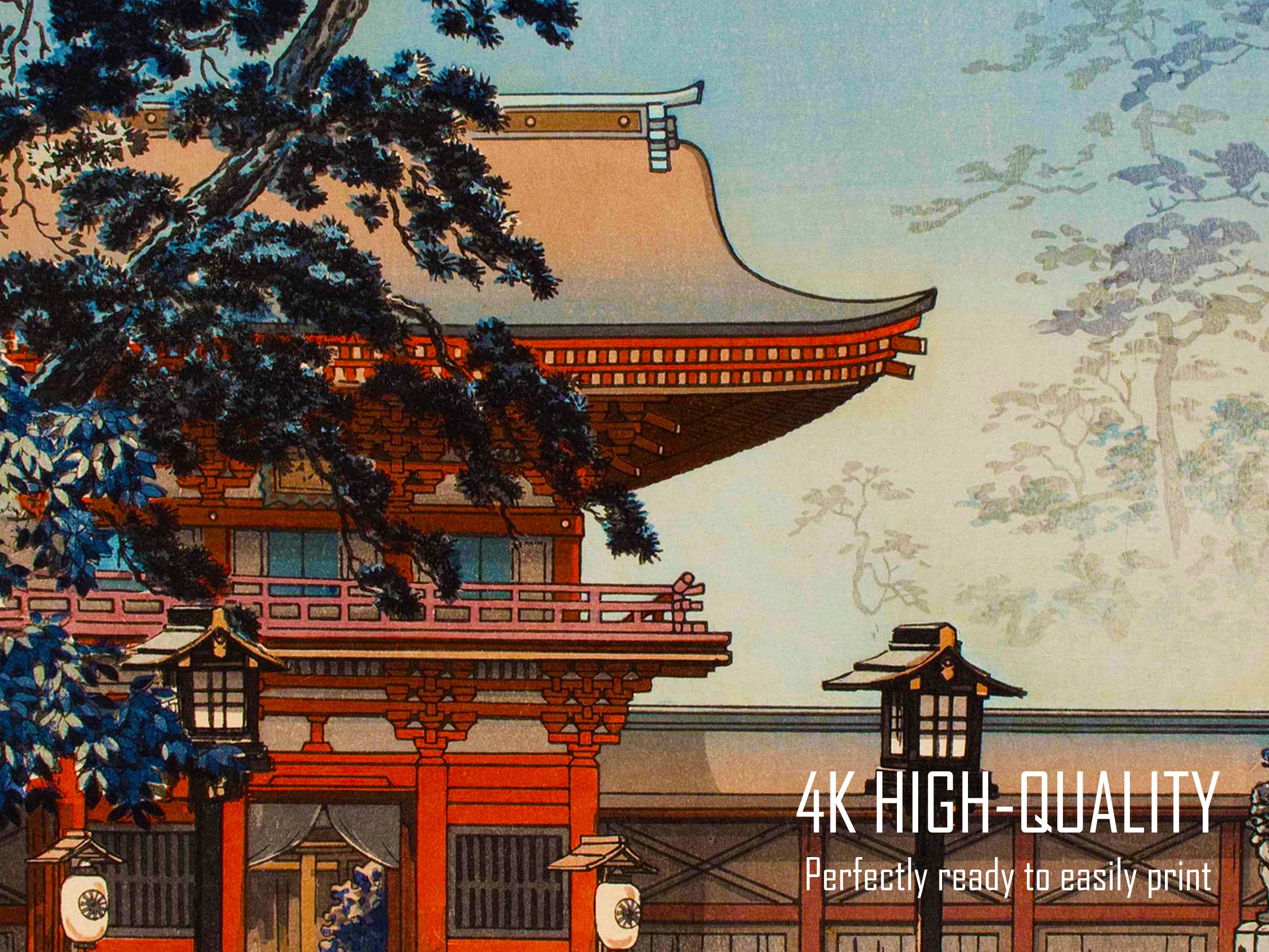 Vintage Japanese Printable Art japanese Art Print Asian Printable Wall ...