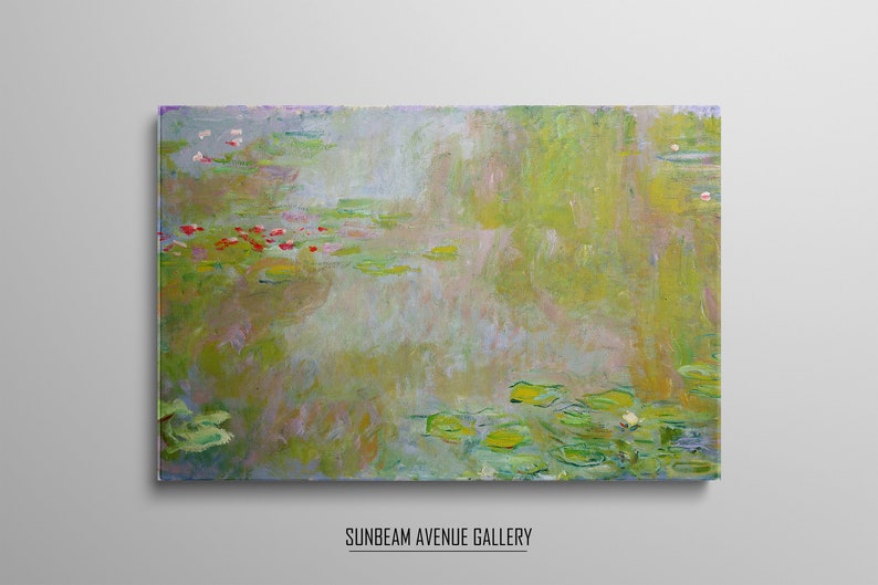 Claude Monet Water Lilies Painting Famous Monet Art. Instant - Etsy