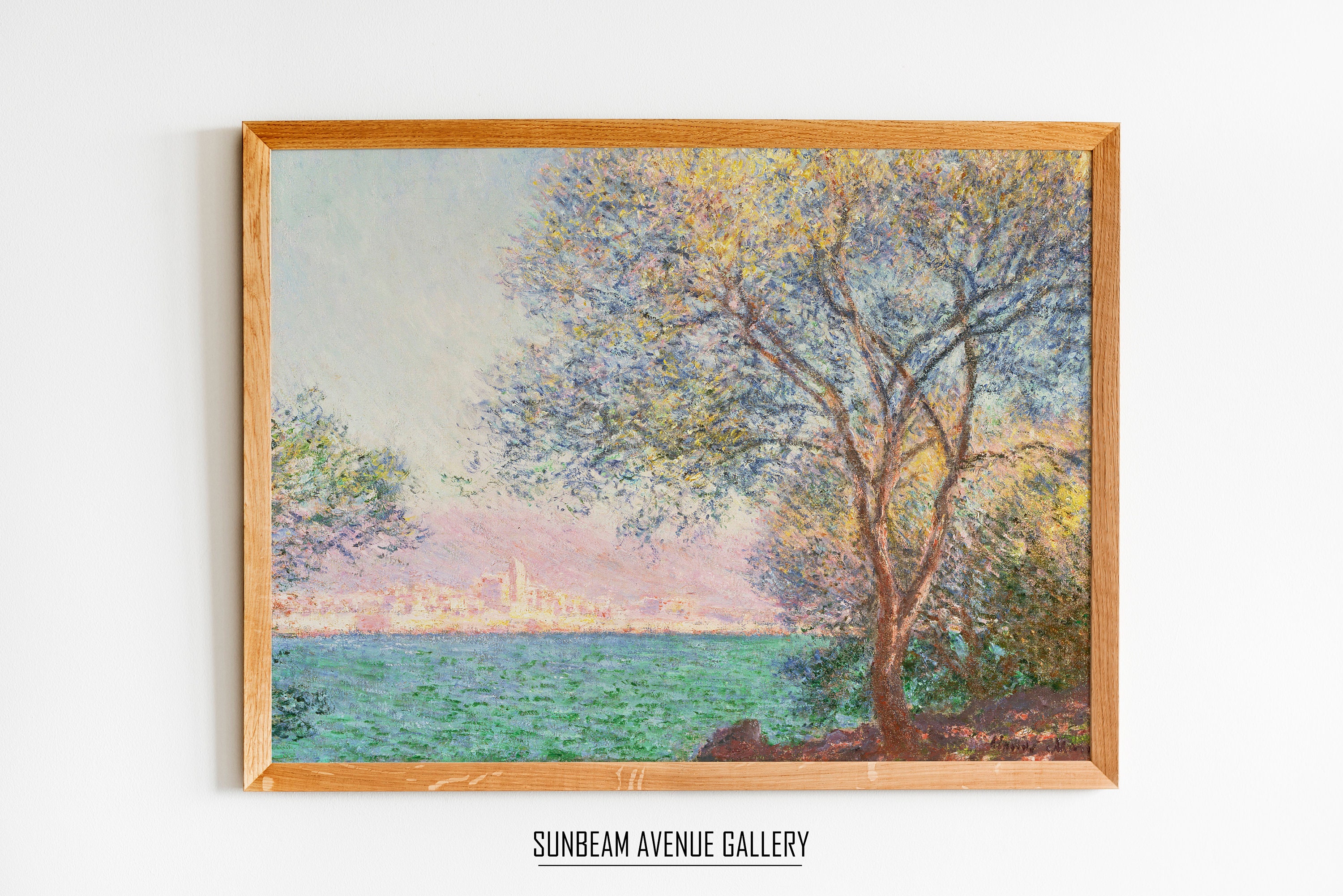 Claude Monet Wall Decor | Antibes in the Morning 1888 | Famous Painting ...