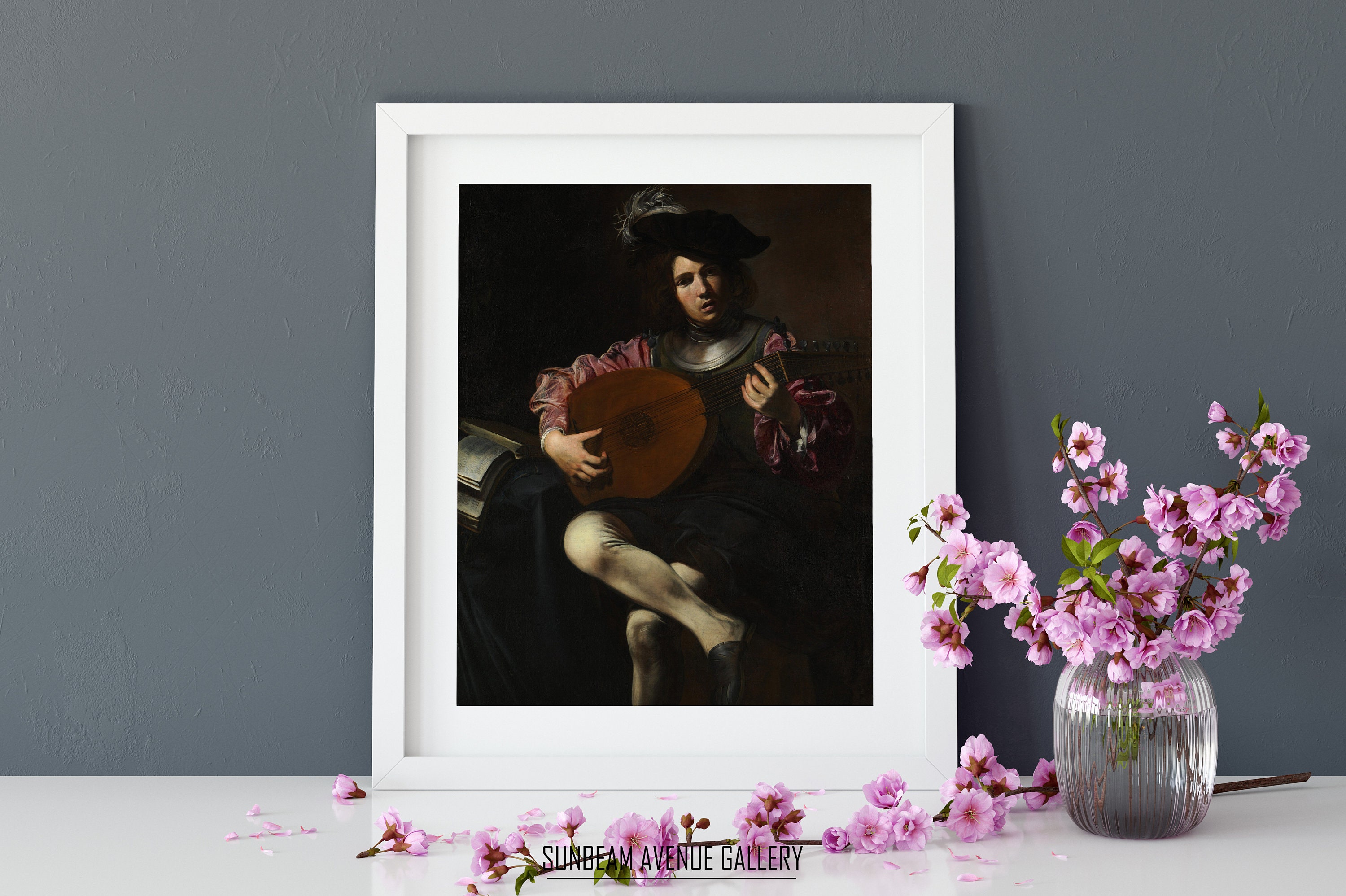 Caravaggio Wall Art the Lute Player Baroque Painting Religious Art ...