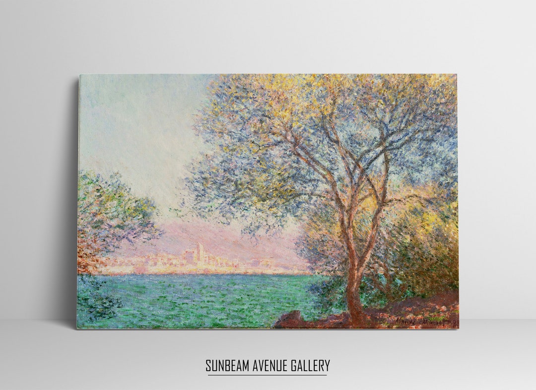 Claude Monet Wall Decor | Antibes in the Morning 1888 | Famous Painting ...