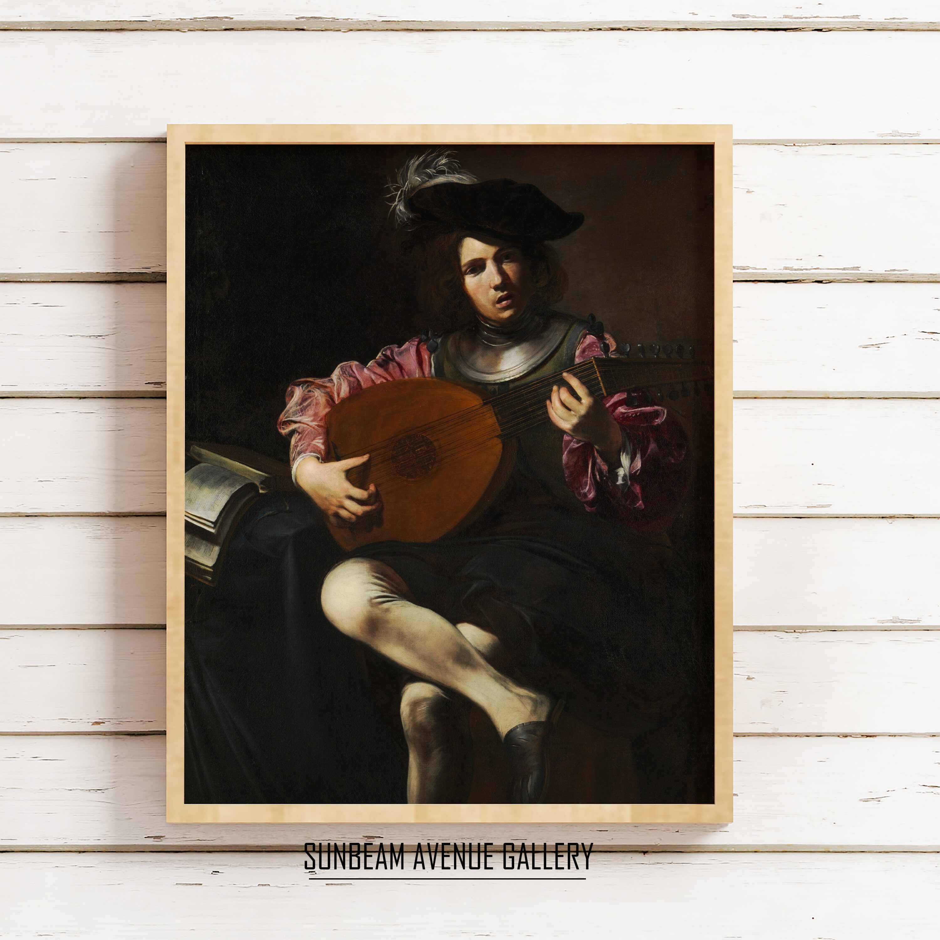 Caravaggio Wall Art | the Lute Player | Baroque Painting | Religious ...