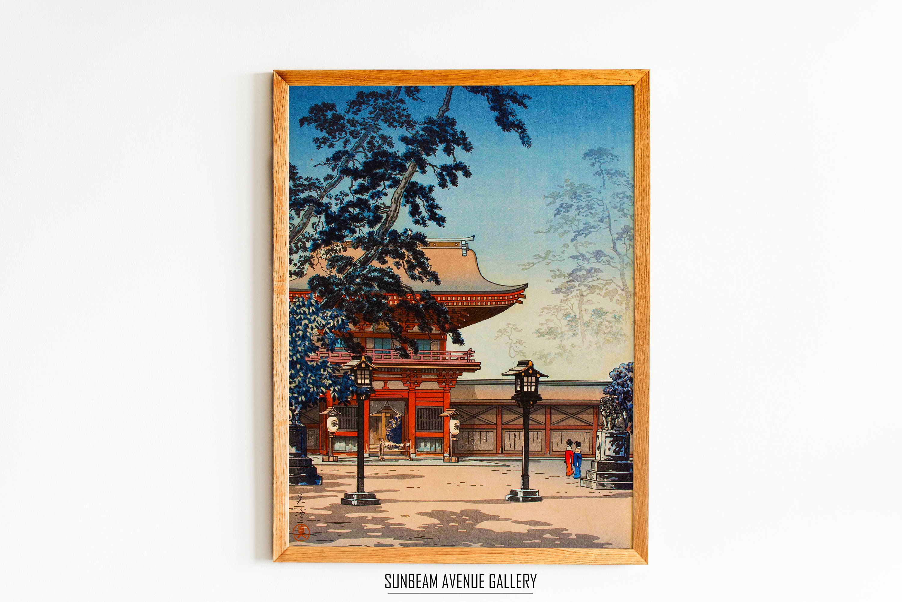 Vintage Japanese Printable Art japanese Art Print Asian Printable Wall ...
