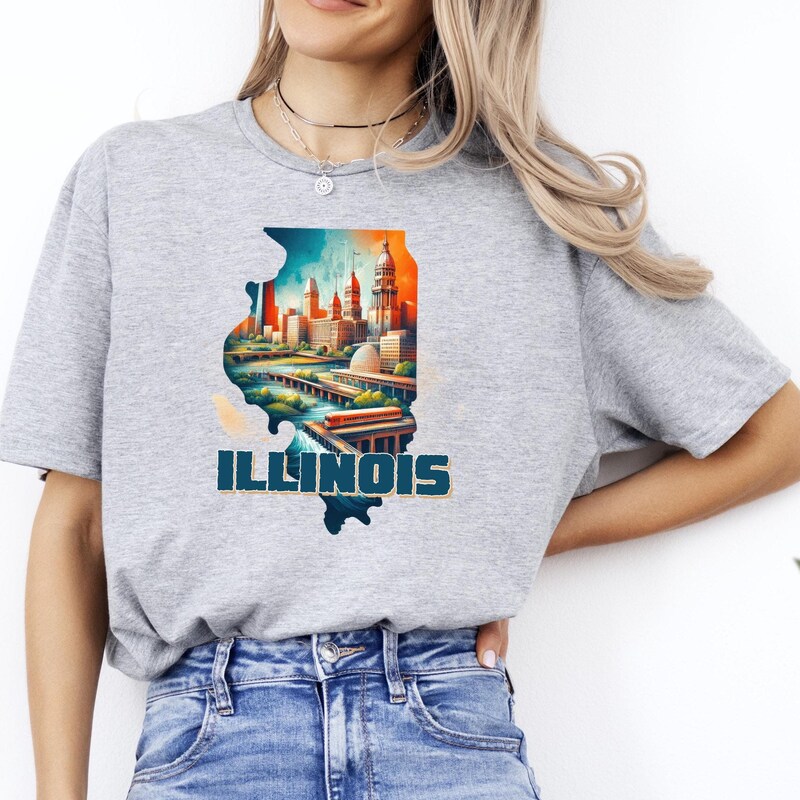 I Love Illinois - Etsy