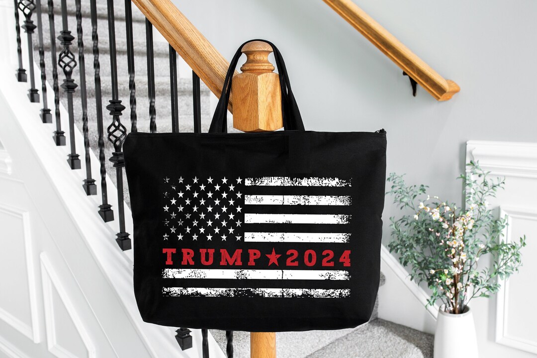 Trump 2024 Bag, American Flag Vintage Bag, Election Bag, Conservative ...