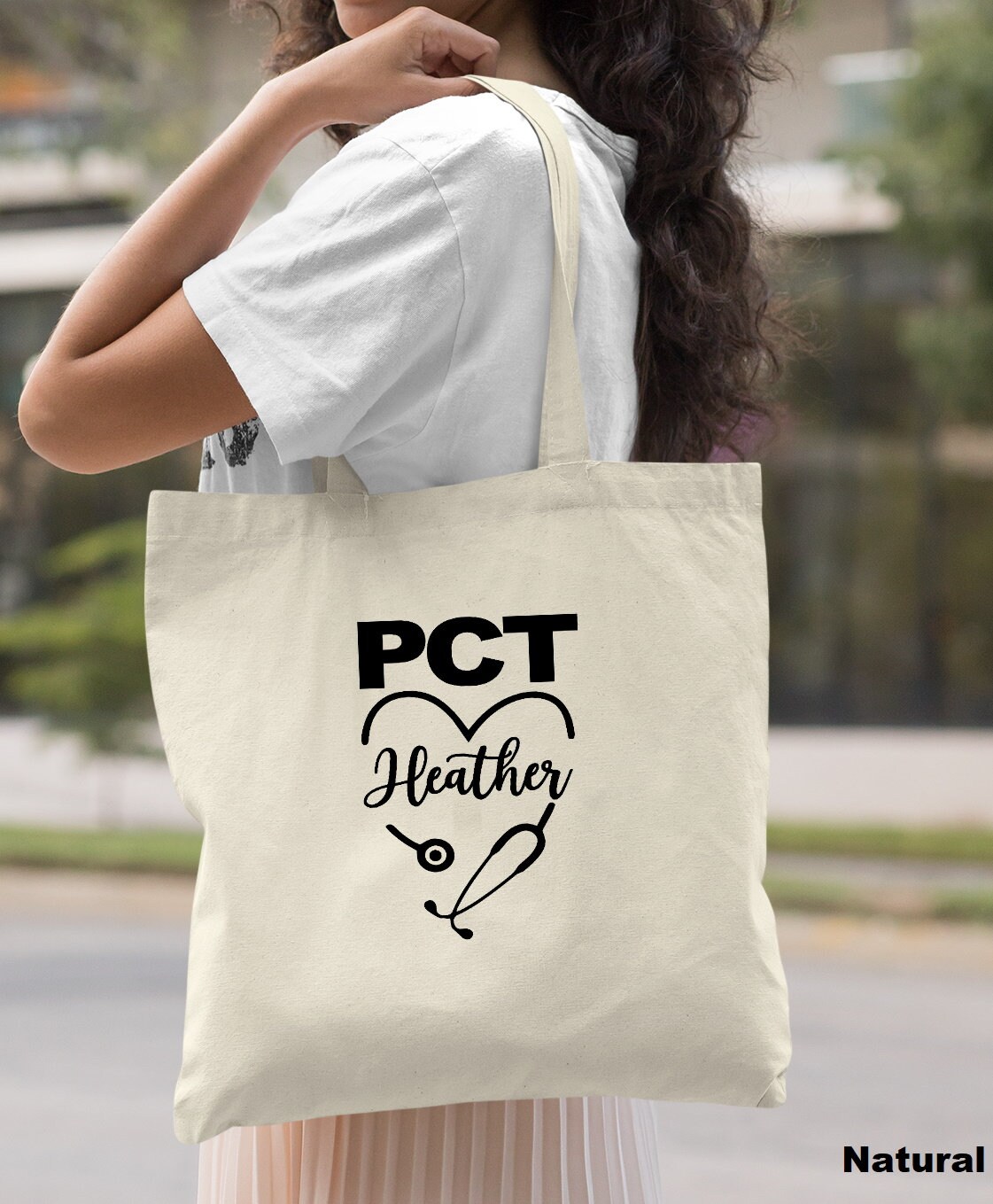 Personalized PCT Tote Bag, Custom PCT Tote Bag, PCT Gift, Patient Care ...