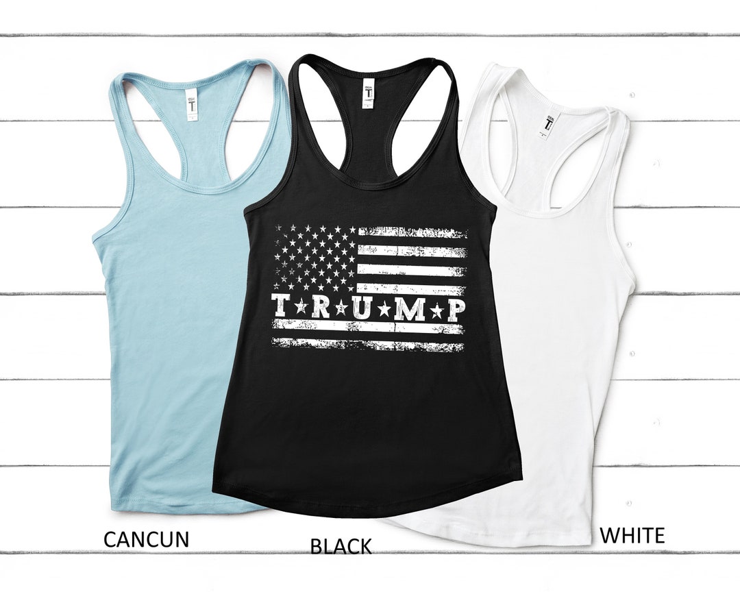 Trump Rally Tank Top, Trump 2024 Tank Top, American Flag Tank Top ...