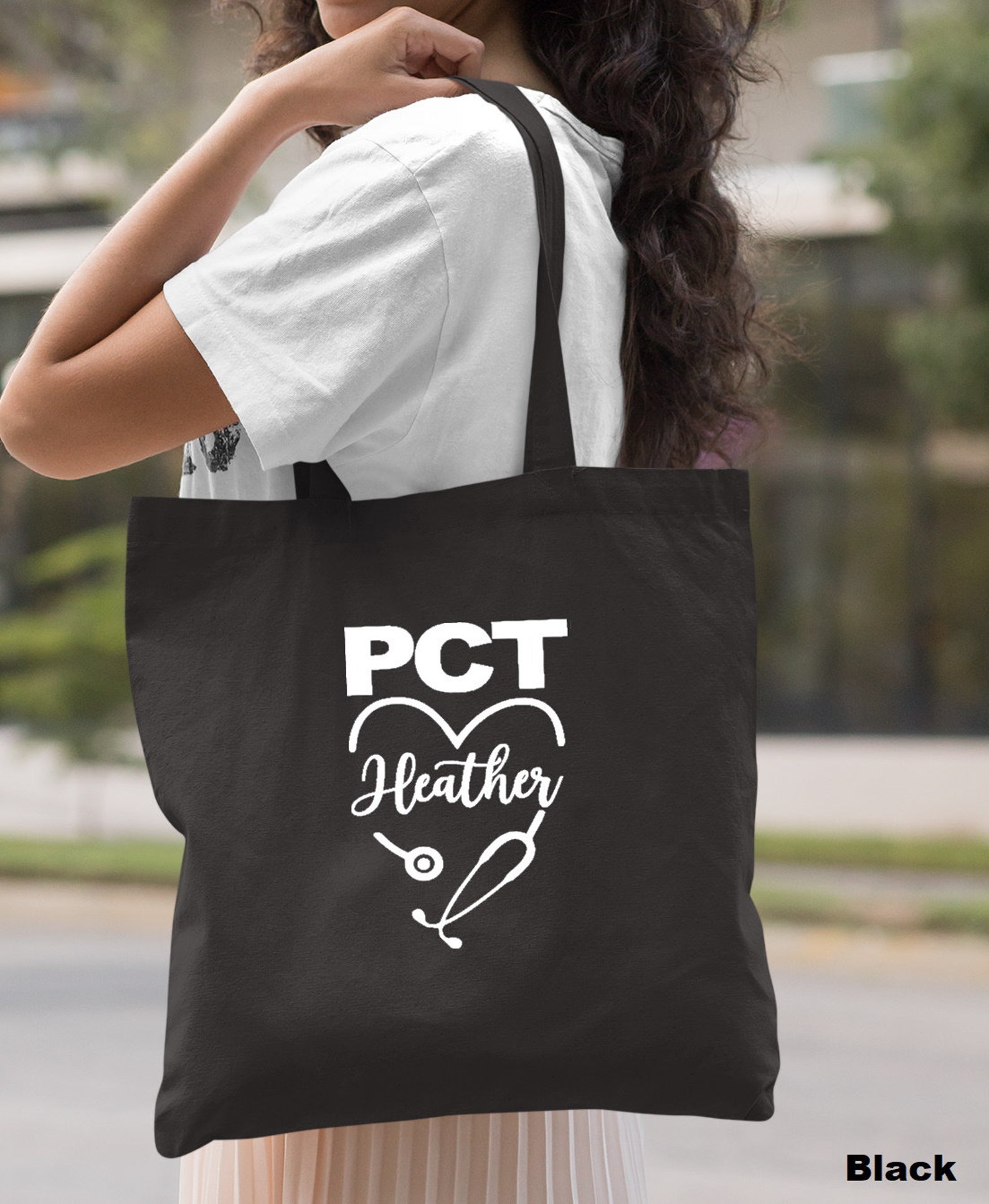Personalized PCT Tote Bag, Custom PCT Tote Bag, PCT Gift, Patient Care ...