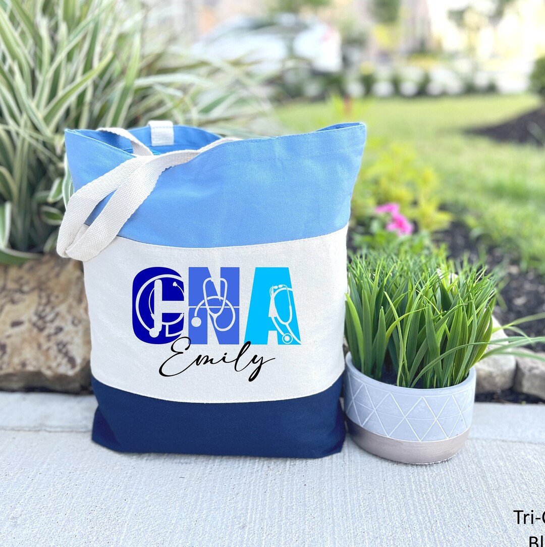 Personalized CNA Tote Bag, Nurse Gift Tote Bag, Certified Nurse's ...