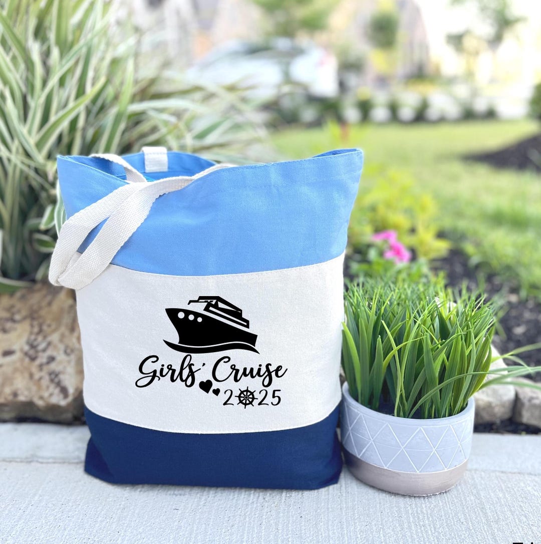 Girls Cruise 2025 Tote Bag, Cruise 2025 Bag, Girls Weekend Bag, Girls ...