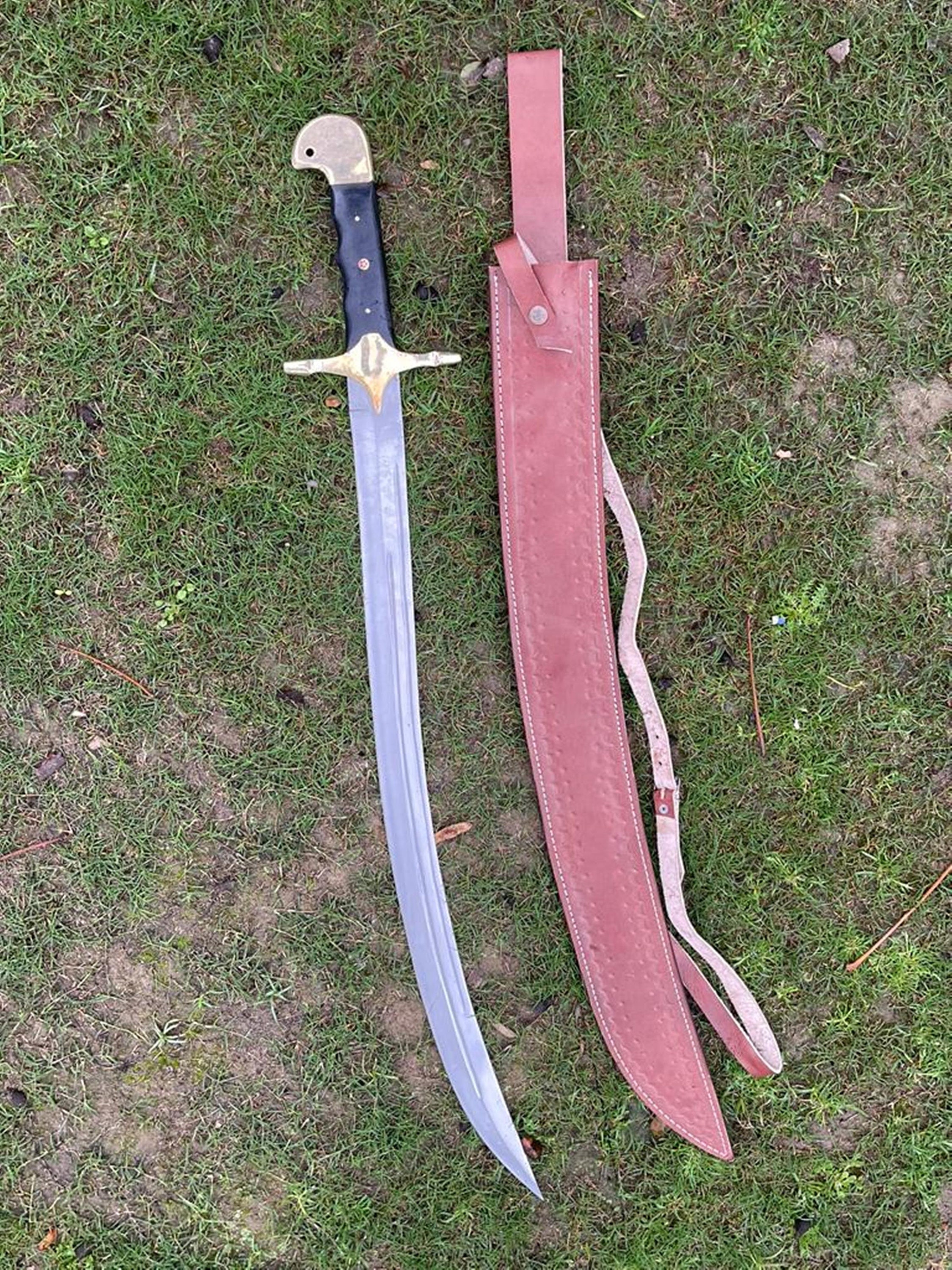 Handmade High Carbon Steel Arabic Sword Handmade Micarta - Etsy