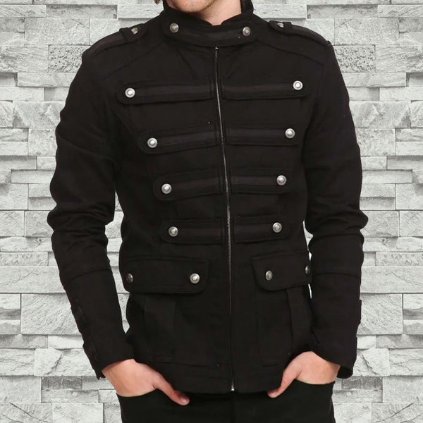 Goth Military Coat - Etsy