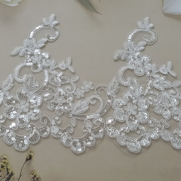 Sequin Lace Trim - Etsy